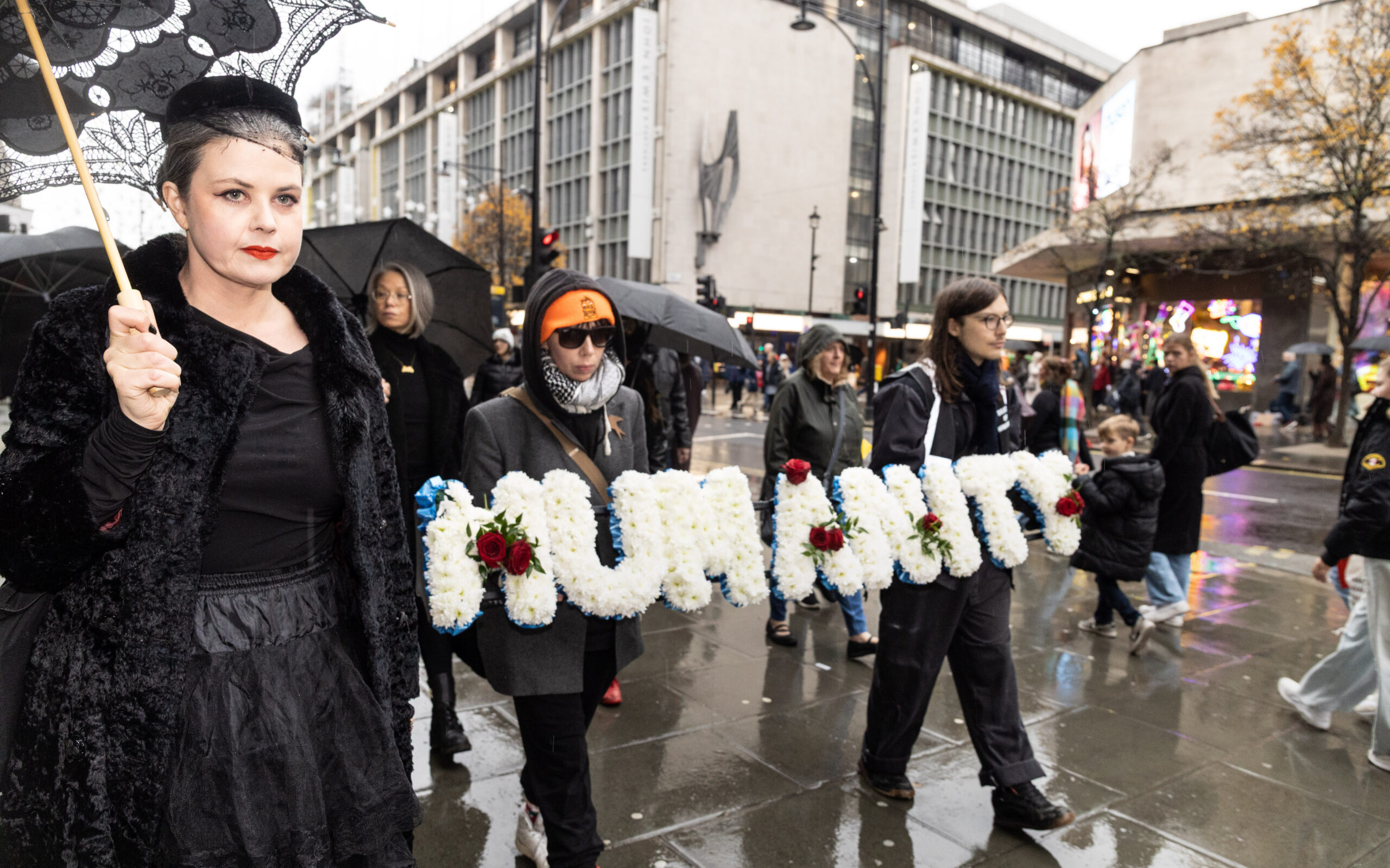 Art action: "The Death of Humanity" - Freedom News